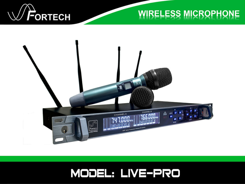 Micro không dây Fortech Live-Pro hát karaoke cực hay cho mọi người!