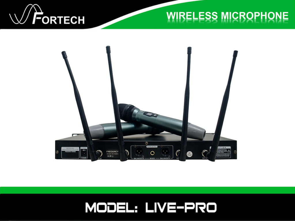Micro không dây Fortech Live-Pro hát karaoke cực hay cho mọi người!
